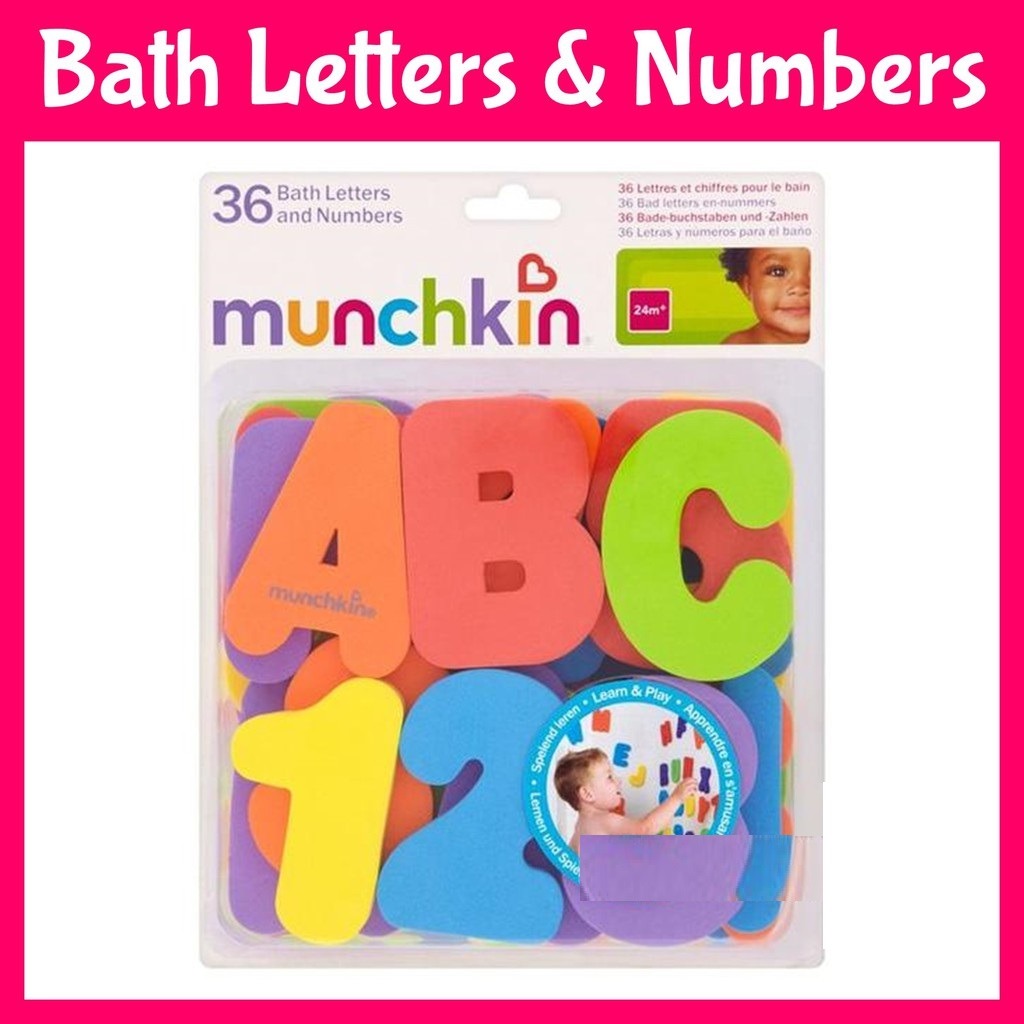 36pcs Bath Foam Alphabets Numbers Letters Toy Bathing Shower Baby ...