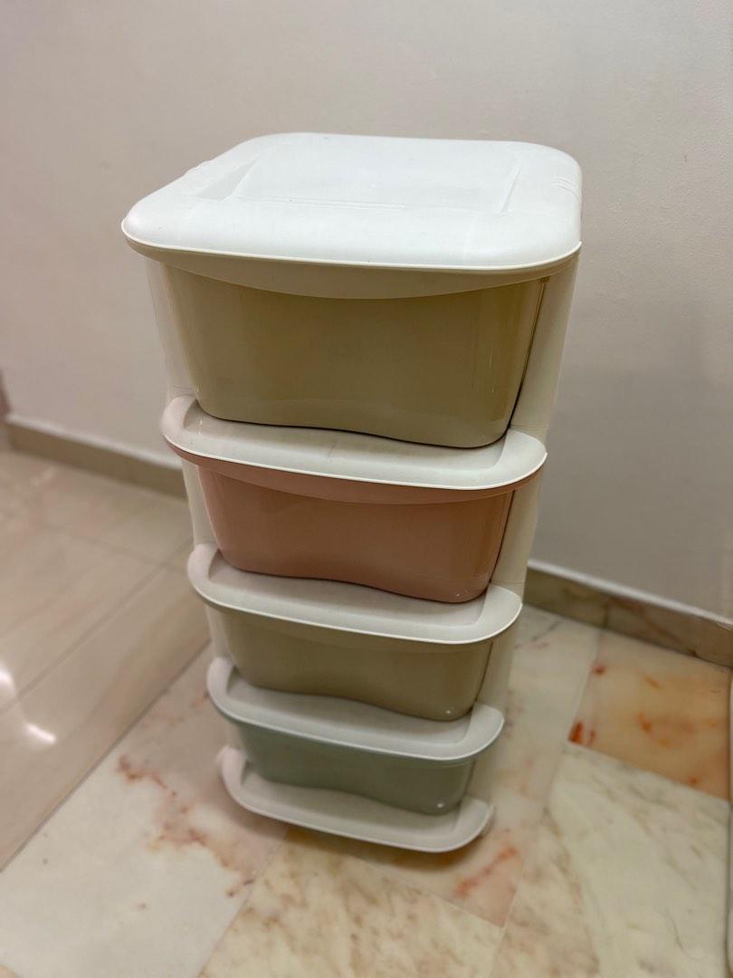 4 tier storage drawers, Furniture & Home Living, Furniture, Shelves ...