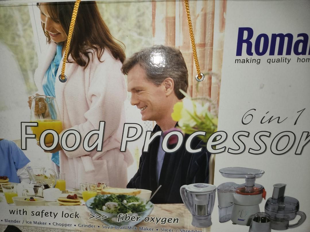 6 in 1 food processor, blender, choppen, TV & Home Appliances, Kitchen ...