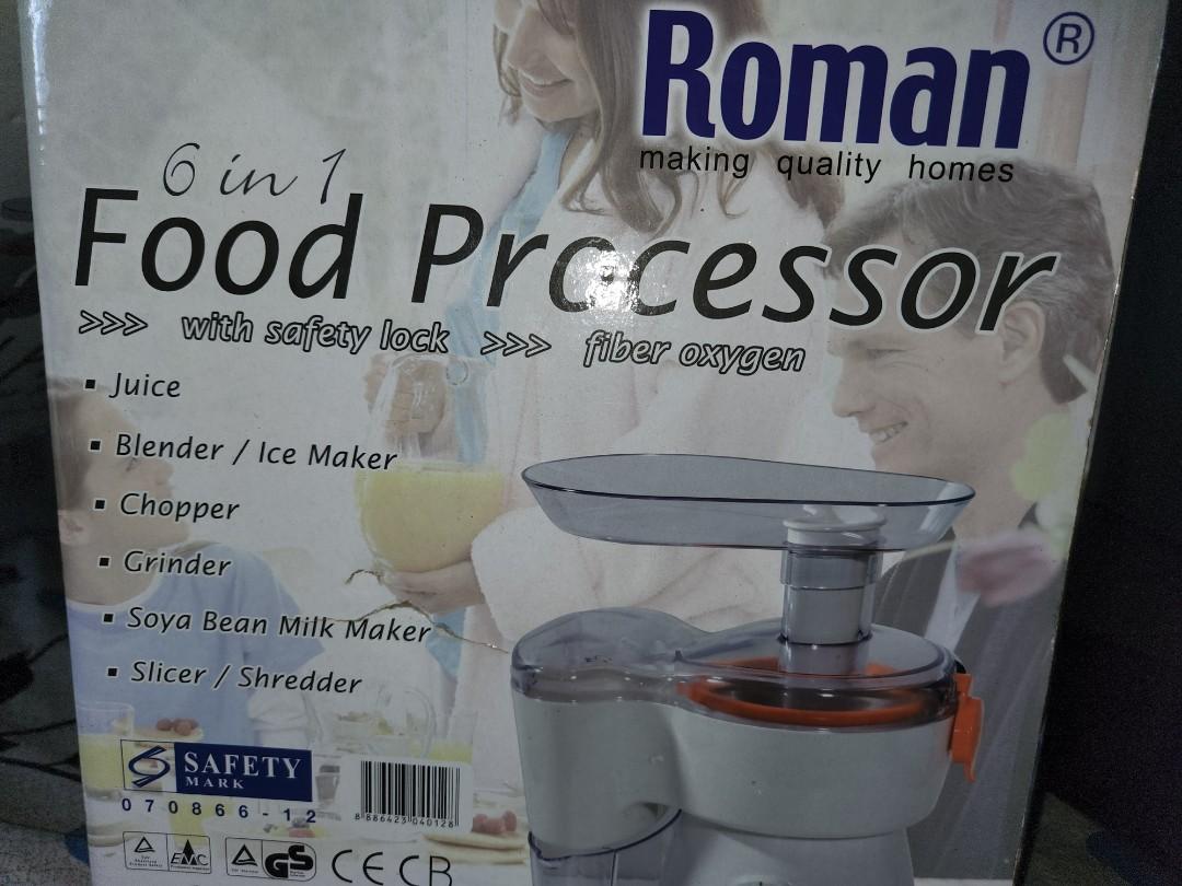 6 in 1 food processor, blender, choppen, TV & Home Appliances, Kitchen ...