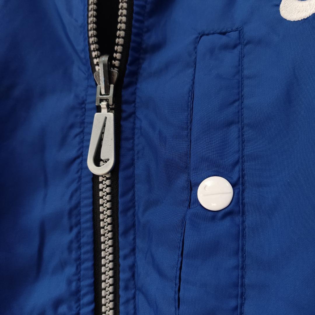 Rare 90s Vintage Nike Reversible Patch Logo Embroidered Letterman ...