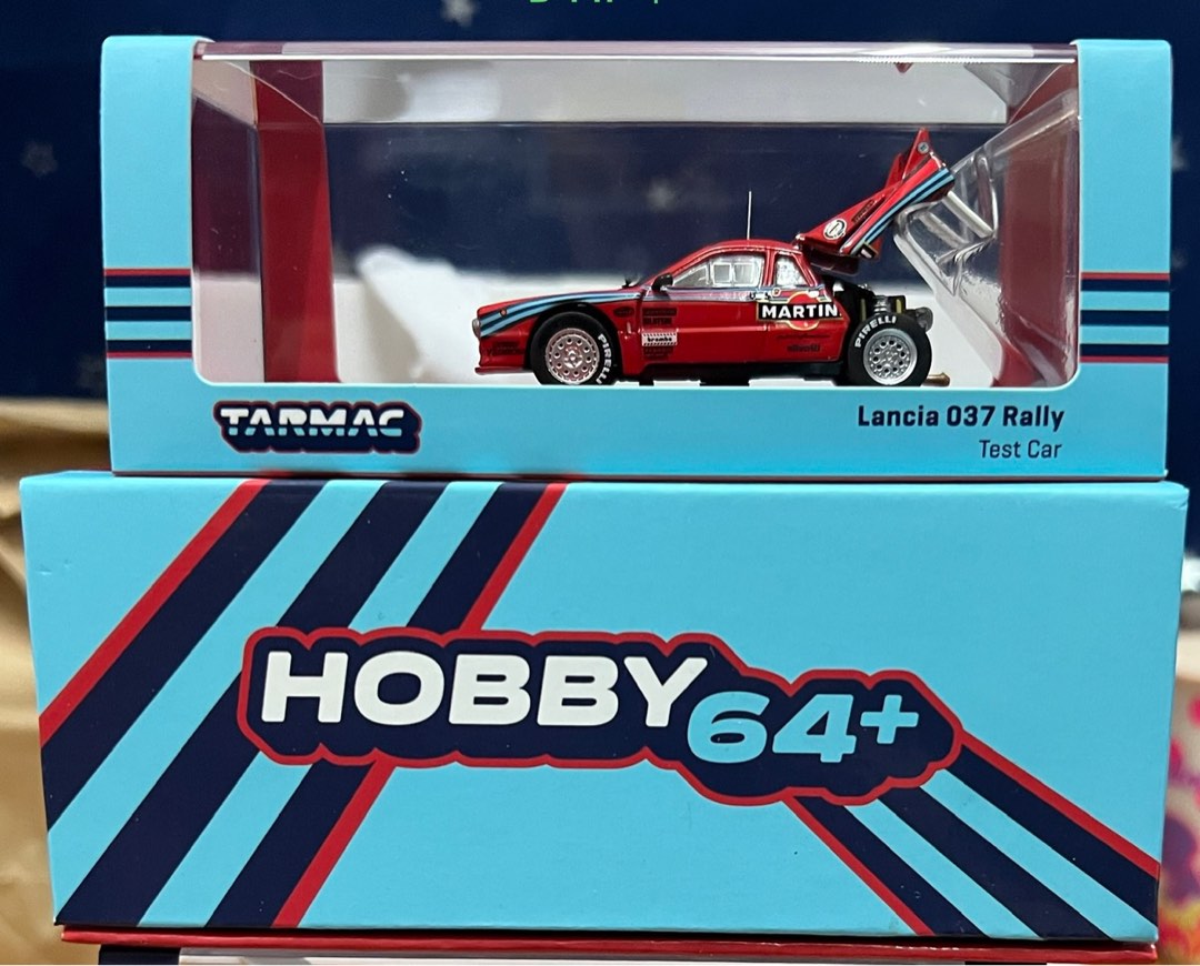 全新 已拆包裝 check QC Tarmac Works 1/64 模型車 Lancia 037 Rally Test Car HK ...