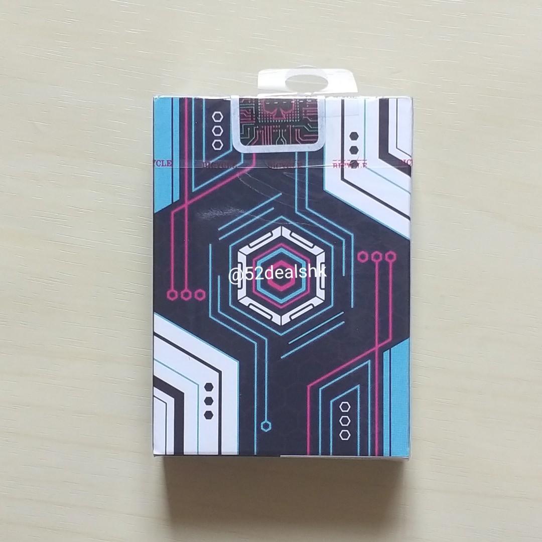 全新 Bicycle啤牌 Cyberpunk Hardwired Cyber Playing Cards 撲克牌 啤牌 花切 收藏 魔術 美國 ...
