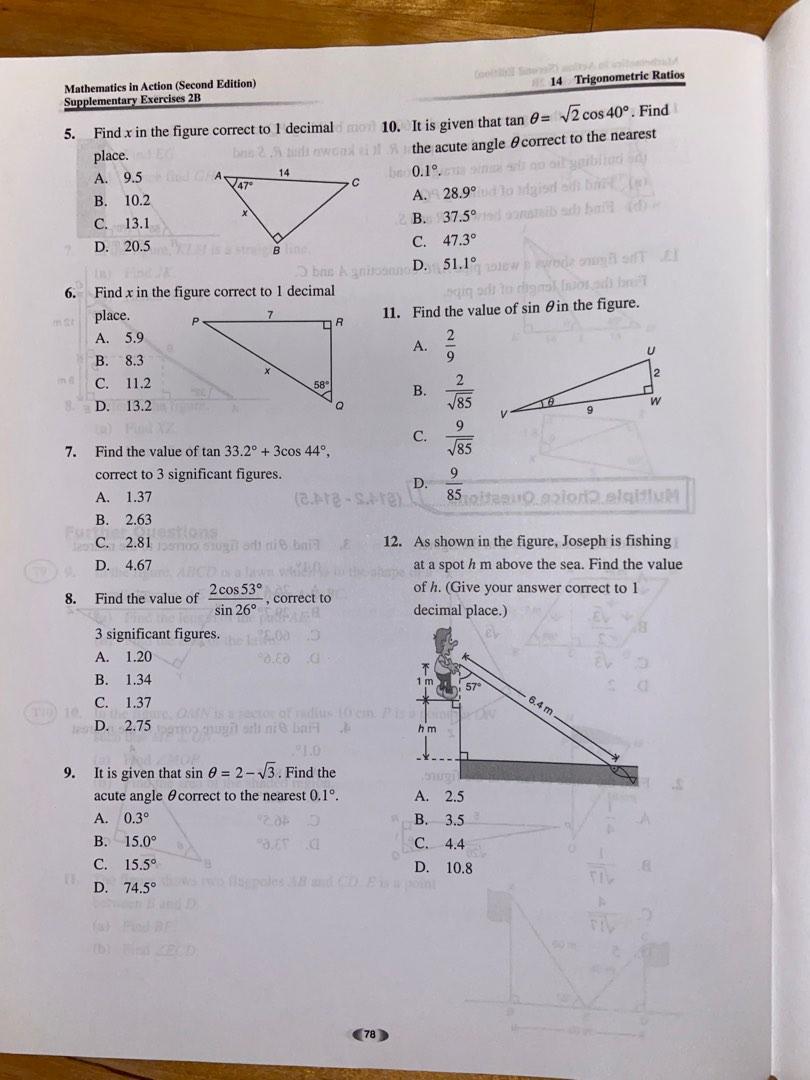 ♾ Form 2 Maths Exercise ♾, 興趣及遊戲, 書本 & 文具, 補充練習 - Carousell