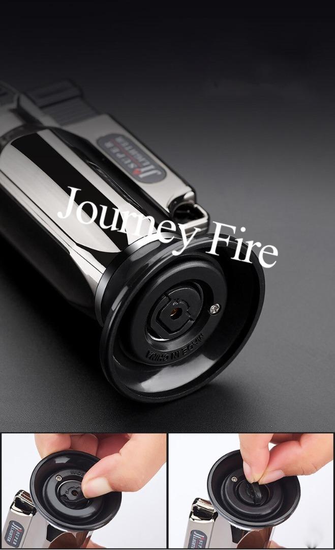 清貨價 全新 JI Super Lighter 防風打火槍 復古打火機 P可調節雙火型噴槍焊槍直沖明火打火機Welding torch 造型 ...