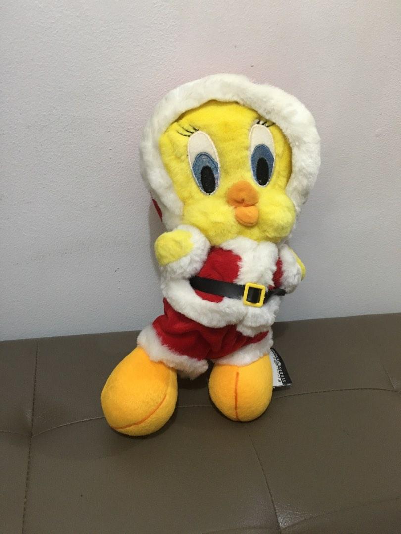 SALE !!! BIG Looney Toons: Tweety Bird Stuffed Toy in Santa Clause ...