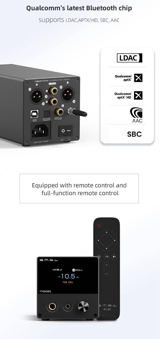 [🎵 SG] SMSL M500 MK3 9038pro DAC, Audio, Soundbars, Speakers ...