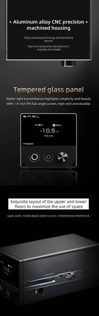 [🎵 SG] SMSL M500 MK3 9038pro DAC, Audio, Soundbars, Speakers ...
