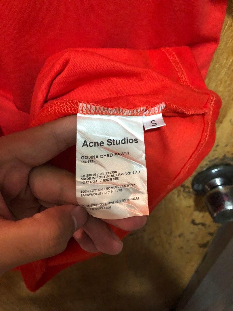 ACNE STUDIOS GOJINA DYED TEE, Men's Fashion, Tops & Sets, Tshirts ...