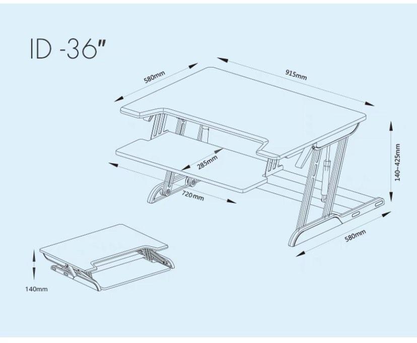 Adjustable table, Furniture & Home Living, Furniture, Tables & Sets on ...
