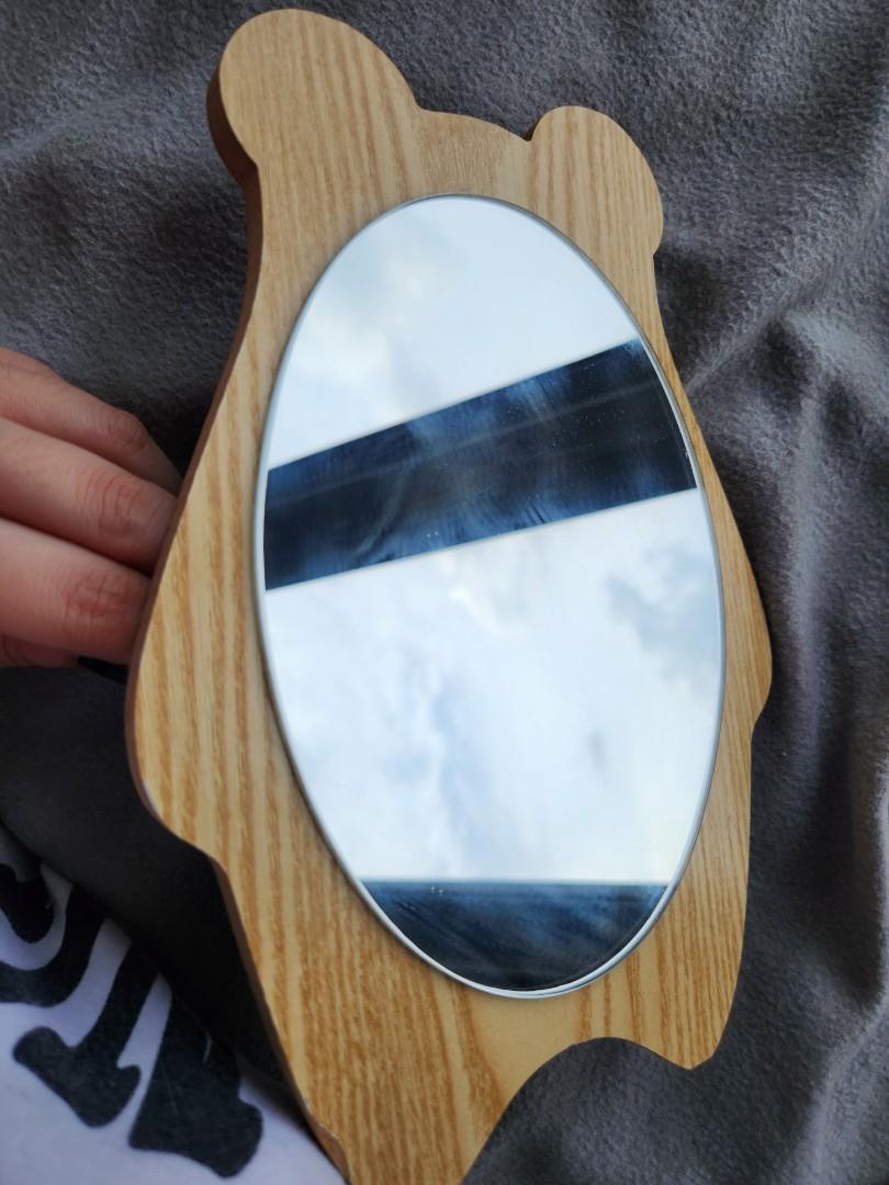 Adorable Bear-shaped Desk Mirror, Furniture & Home Living, Home Decor ...