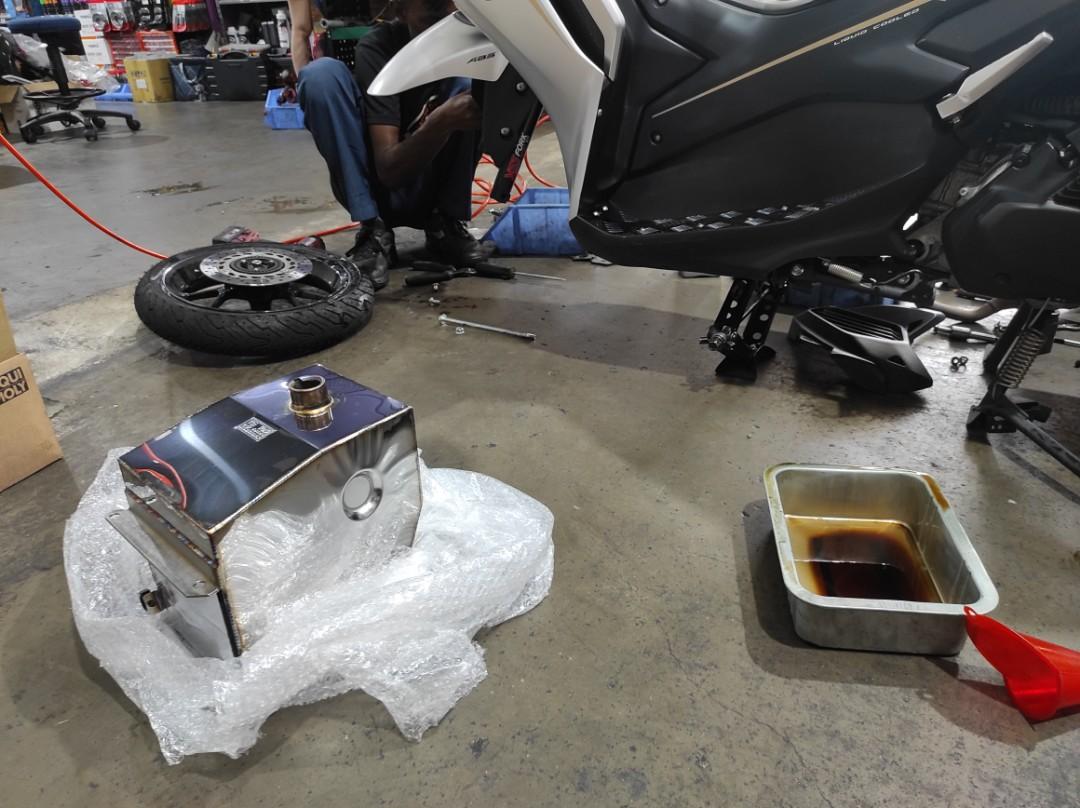 AEROX V2 11LITRES STAINLESS STEEL FUEL TANK UPGRADE, Motorcycles ...