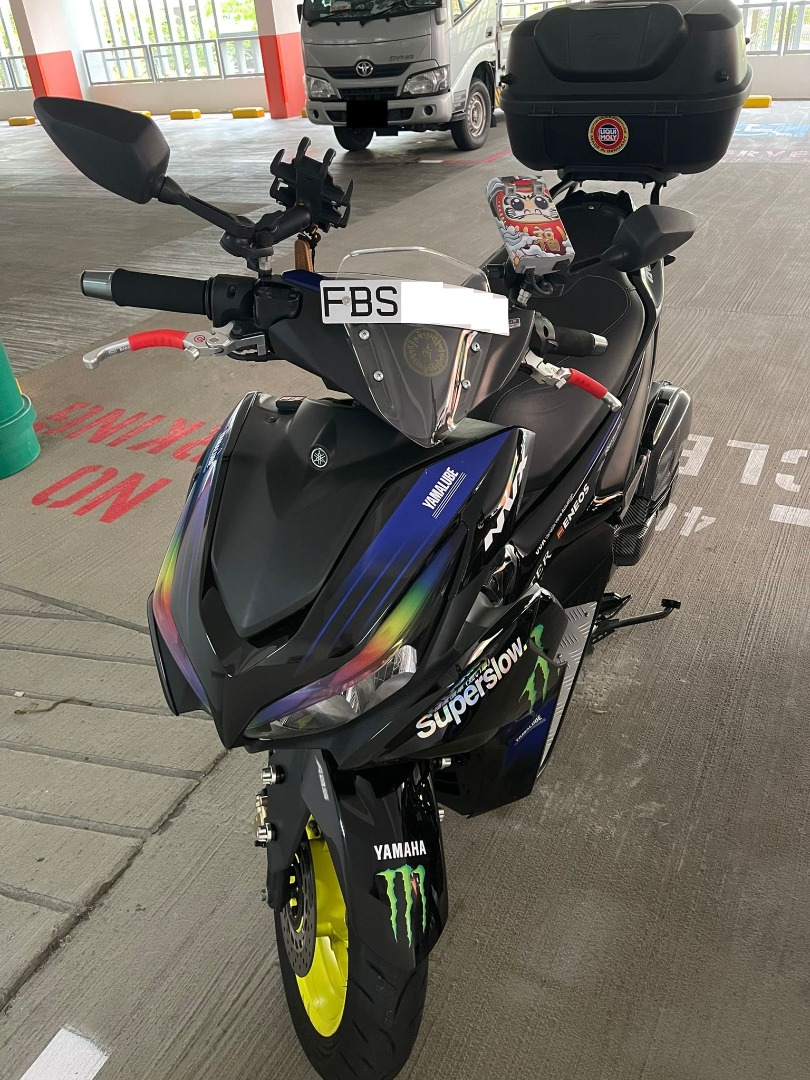 Aerox v2 2021, Motorcycles, Motorcycles for Sale, Class 2B on Carousell