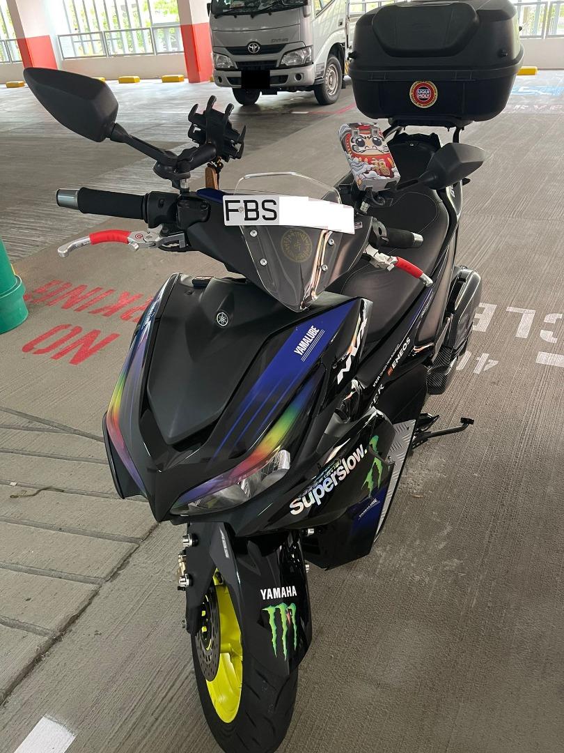 Aerox v2 2021, Motorcycles, Motorcycles for Sale, Class 2B on Carousell