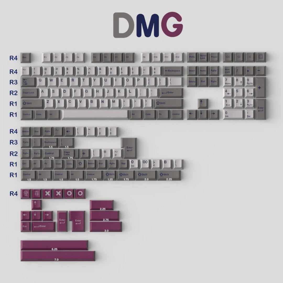 Aifei DMG 3 keycaps (gmk clones), Computers & Tech, Parts & Accessories, Computer Keyboard on ...