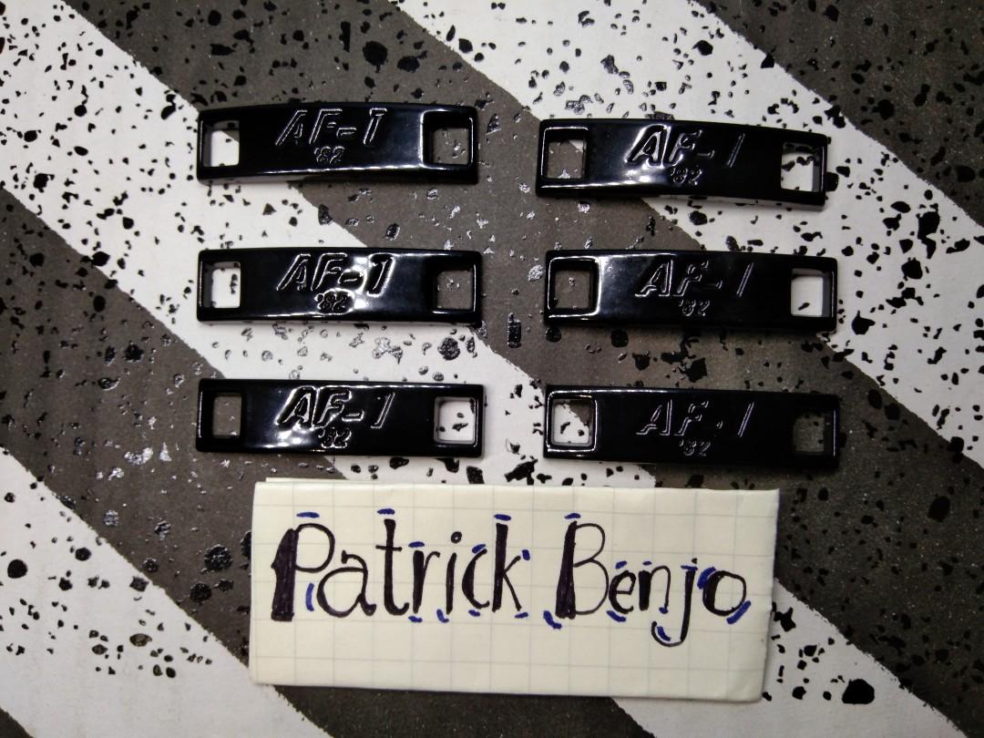 AIR FORCE 1 METAL PLATES GOLD, SILVER, BLACK, AF1 METAL PLATES, Men's ...