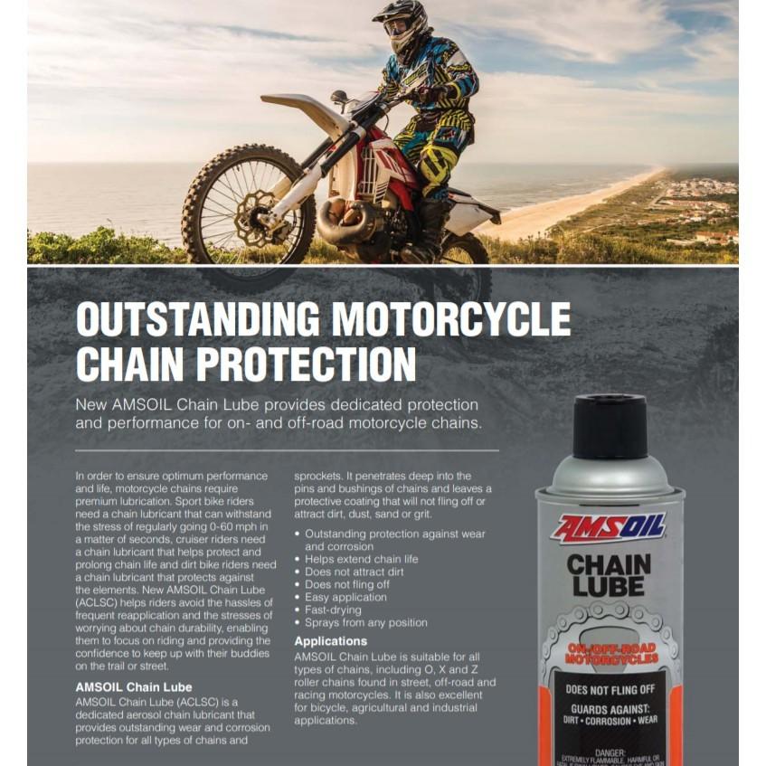 Amsoil Chain Lube, Motorcycles, Motorcycle Accessories on Carousell