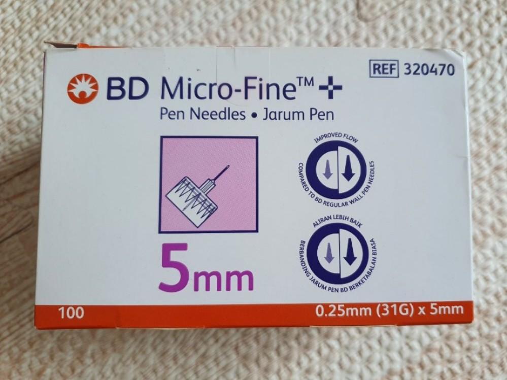 BD Micro-Fine Pen Needle 5mm, Health & Nutrition, Medical Supplies ...