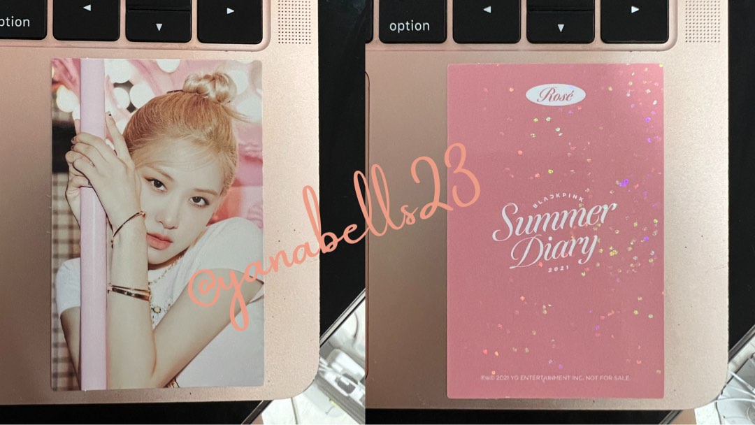 Blackpink Summer Diary 2021 Rose Photocard, Hobbies & Toys, Memorabilia & Collectibles, K-Wave ...