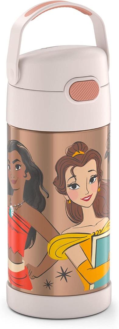 BN: THERMOS FUNTAINER 12 Ounce Disney Princess Ariel Mermaid Belle Beauty and The Beast ...