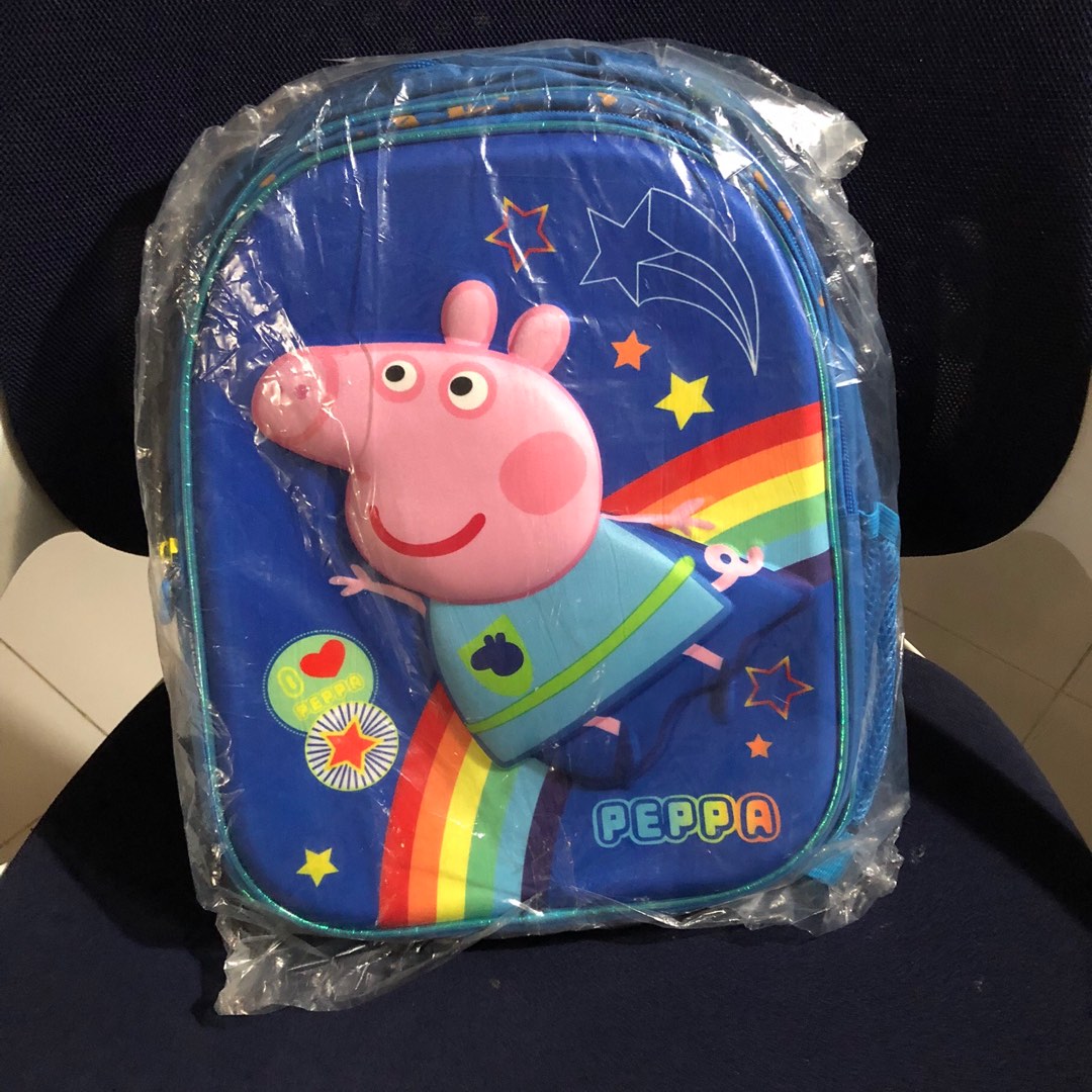 BNIB Peppa Pig George School Bag, Hobbies & Toys, Stationery & Craft ...