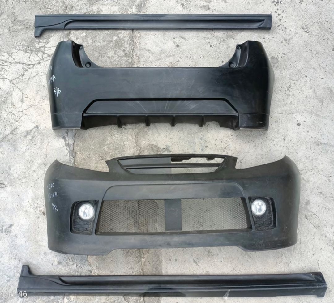 Bodykit bumper depan belakang Perodua Viva, Auto Accessories on Carousell