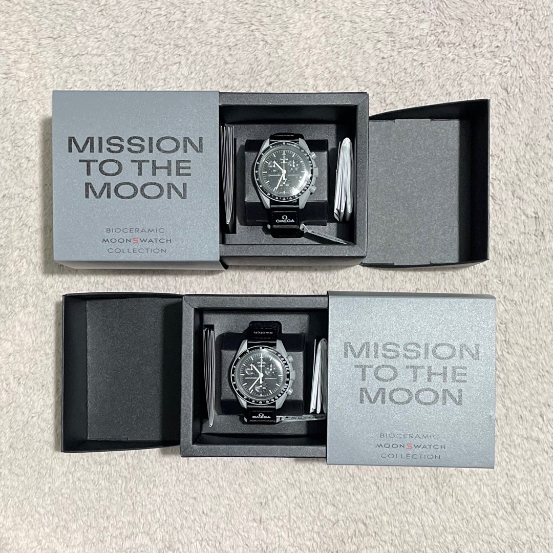 Brand New Omega x Swatch MoonSwatch Moon With Box, Men's Fashion ...