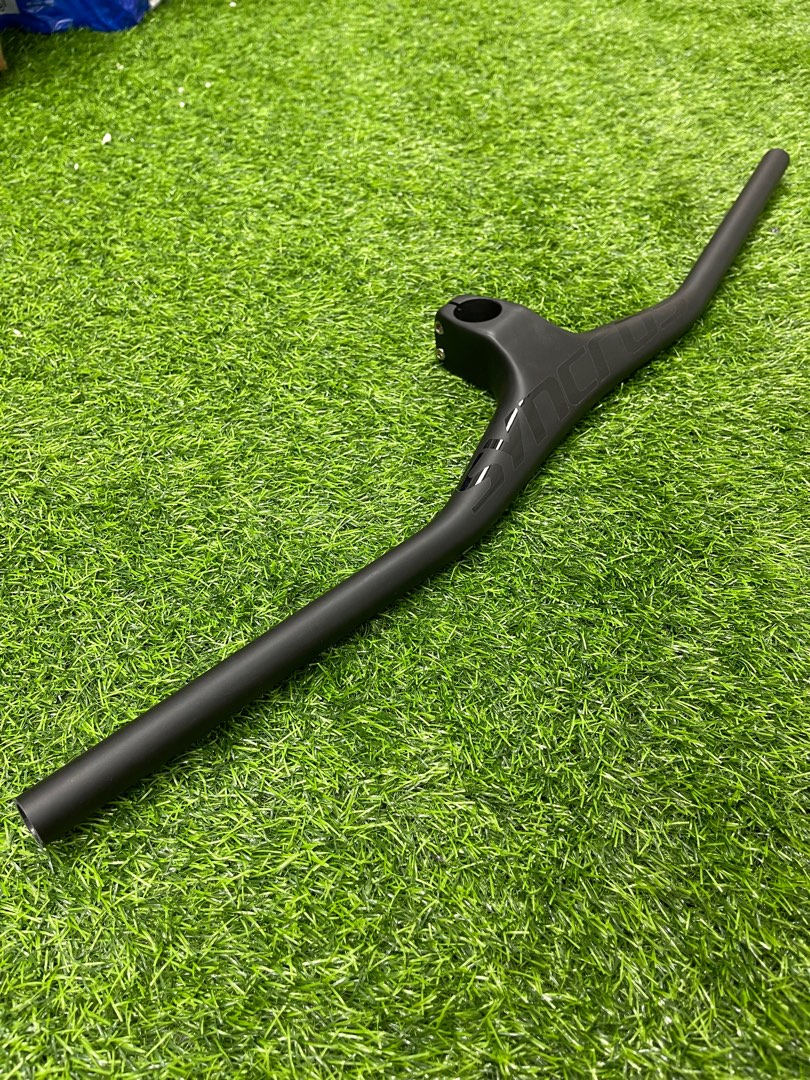 Brand new Racework T800 carbon integrated MTB handlebar 720mm 80mm with ...