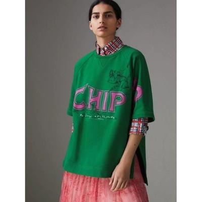 BURBERRY FISH AND CHIPS CREWNECK TEE, Women's Fashion, Tops, Shirts on ...