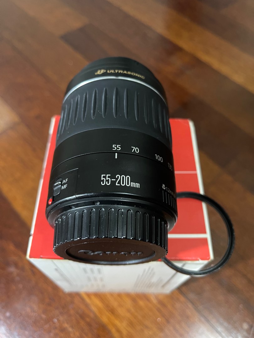 Canon Zoom Lens EF 55-200mm f/4.5-5.6 ii USM, Photography, Lens & Kits on Carousell