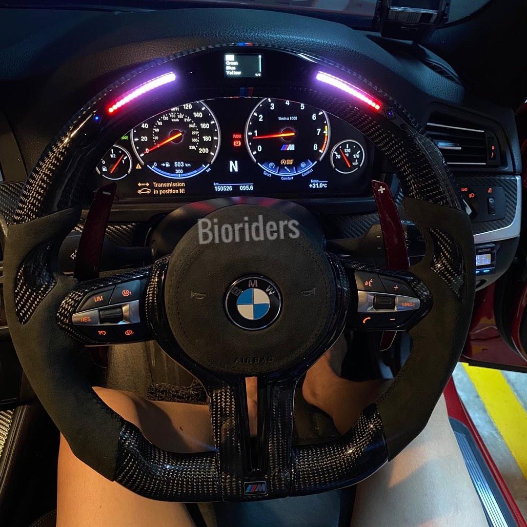 BMW Msport Carbon fiber steering wheel | Forged carbon fiber steering ...