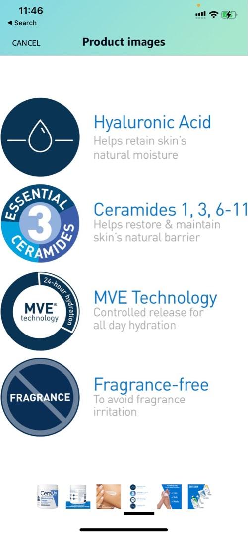 Cerave DEVELOPED WITH DERMATOLOGISTS Moisturizing Cream Moisturizes ...