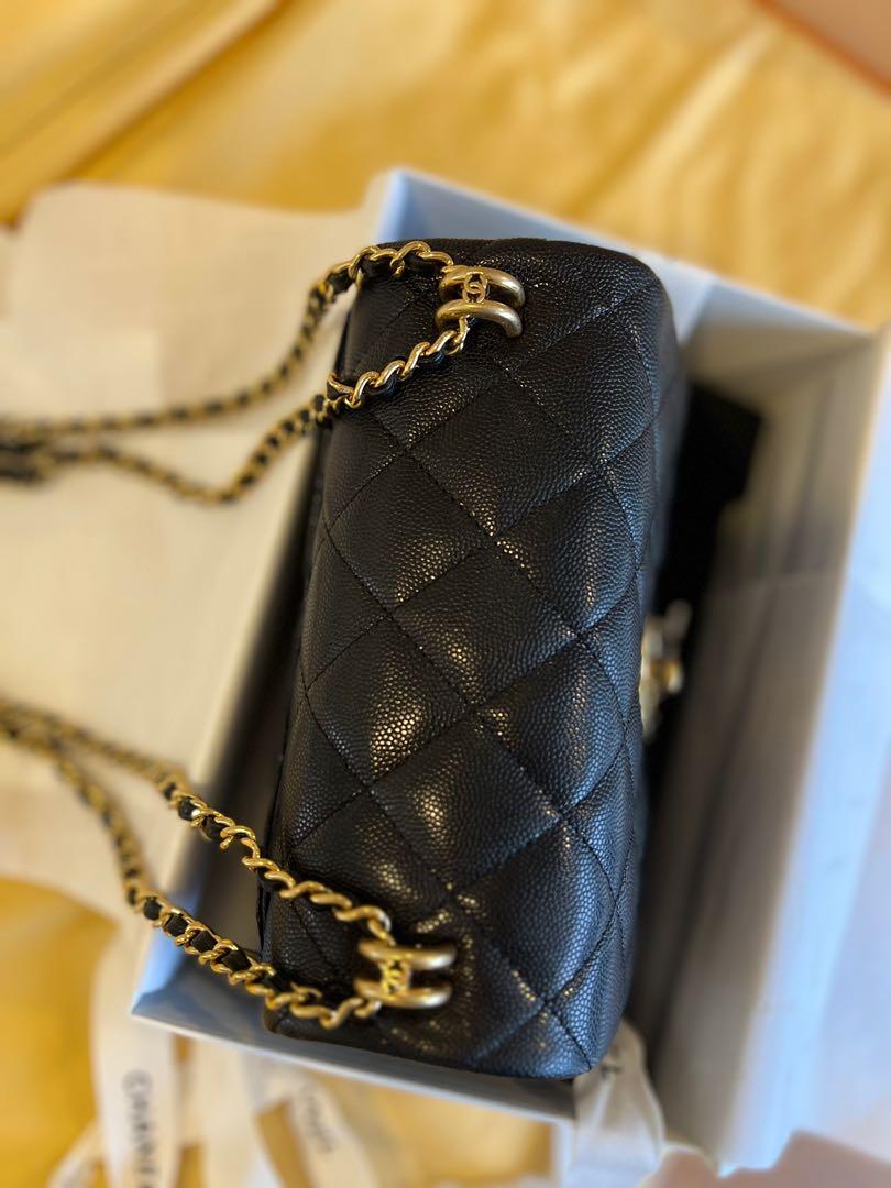 CHANEL 22K COCO FIRST BAG (Black) 20cm, Luxury, Bags & Wallets on Carousell