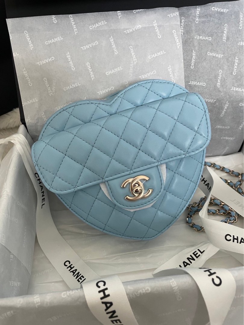 Chanel Heart bag 22S, Luxury, Bags & Wallets on Carousell
