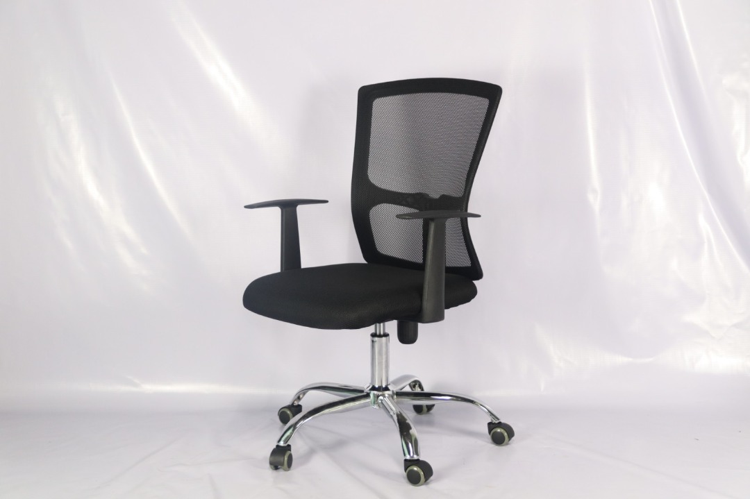 Clerical Mesh Chair chrome legs | Office Furniture Partition BLARED ...
