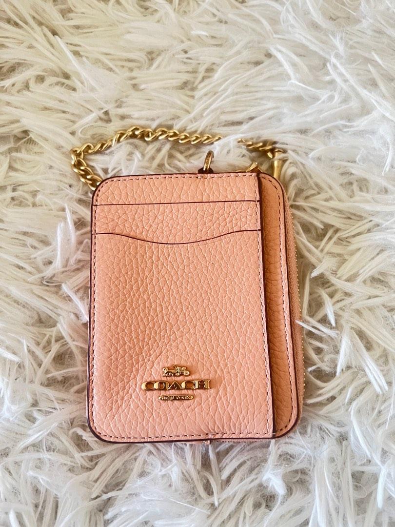 Coach Card Wallet with Chain, Women's Fashion, Bags & Wallets, Wallets ...