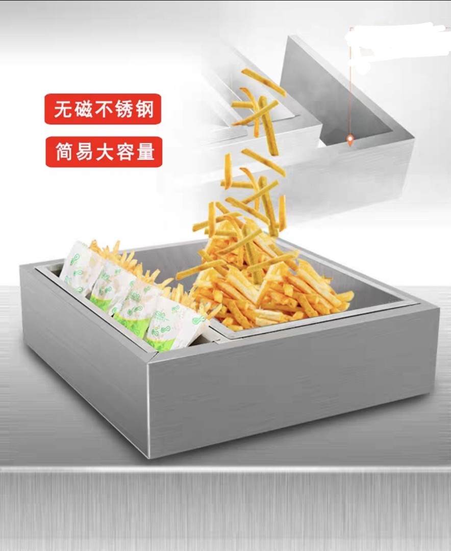 Commercial Stainless Steel Countertop Fries Oil Control Tank, Furniture ...