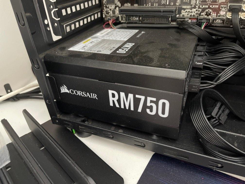 Corsair RM750 power supply PSU, Computers & Tech, Parts & Accessories ...