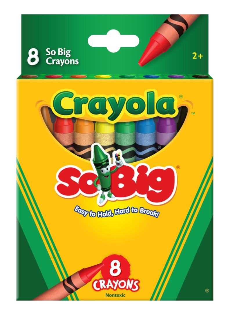 Crayola So Big Crayons 8 | Arts & Crafts | School Supplies, Hobbies ...