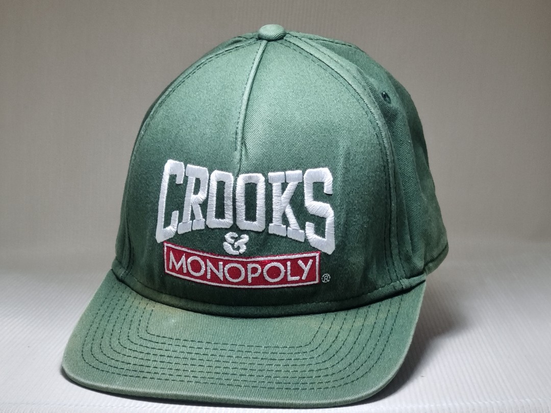Crooks - Monopoly series - Adjustable Cap, Fesyen Pria, Aksesoris, Topi ...