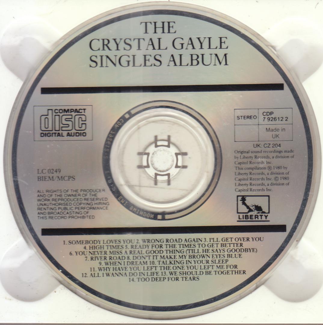 Crystal Gayle: [Made in UK 1990] The Crystal Gayle Singles Album CD ...