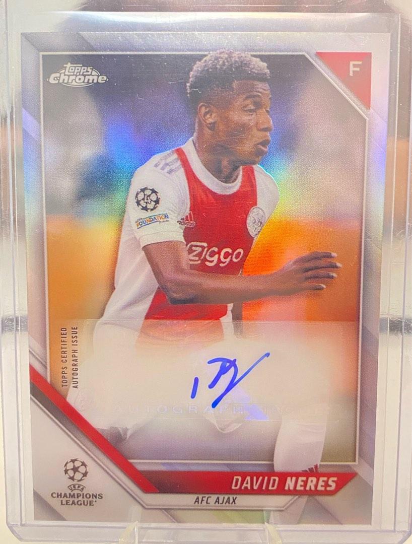 David Neres 2021-22 Topps UEFA Champions League AFC Ajax Chrome ...