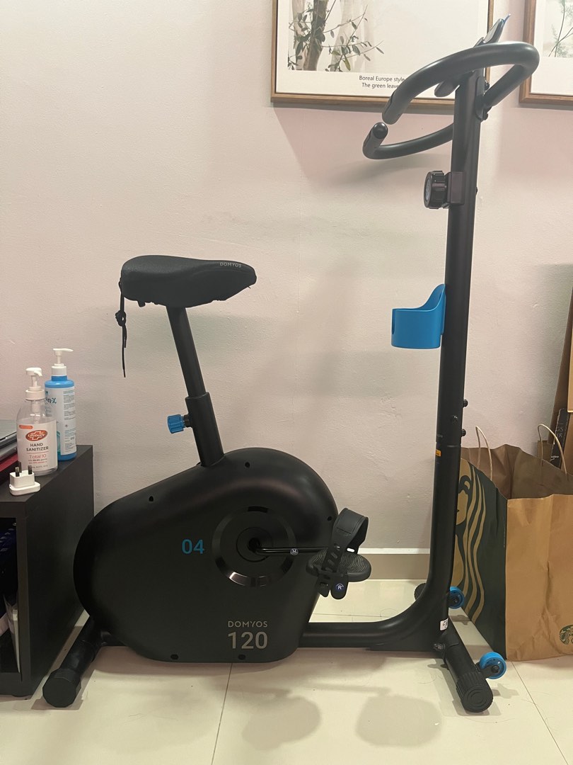 Decathlon Stationary Bike Domyos 120, Sports Equipment, Exercise ...