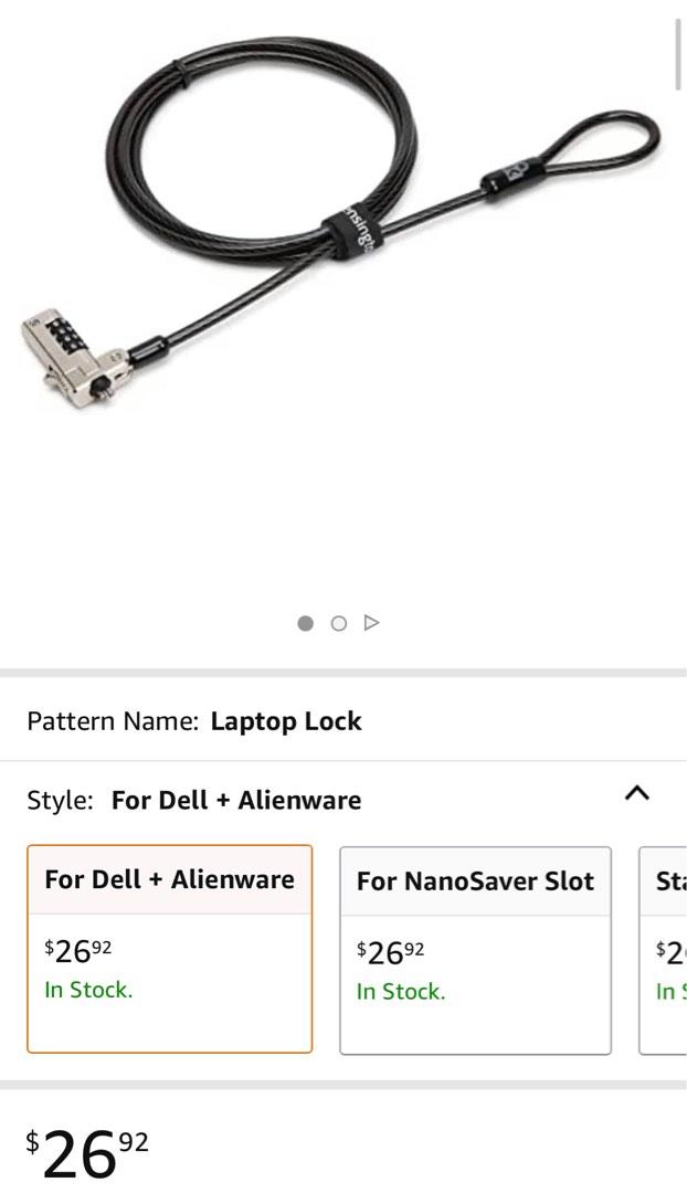 Dell Laptop Lock, Computers & Tech, Parts & Accessories, Laptop Bags ...