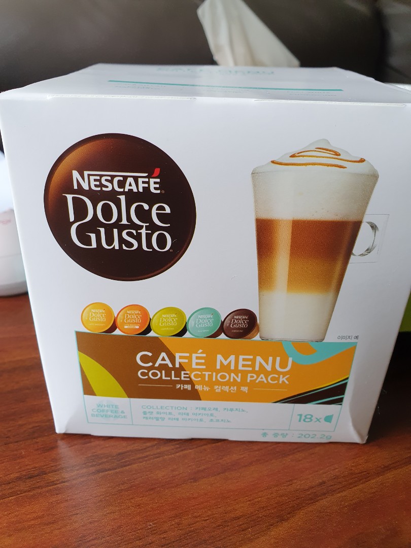Dolce gusto cafe menu collection pack, Food & Drinks, Beverages on ...
