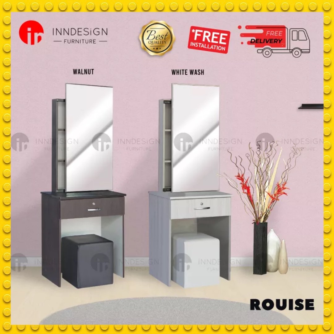 Dressing Table sliding doors, Furniture & Home Living, Furniture ...