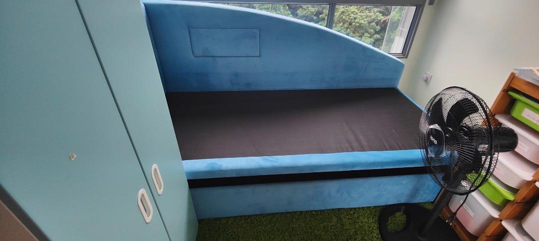 Dual (With slide out bottom) Single Bed Frame, Furniture & Home Living ...