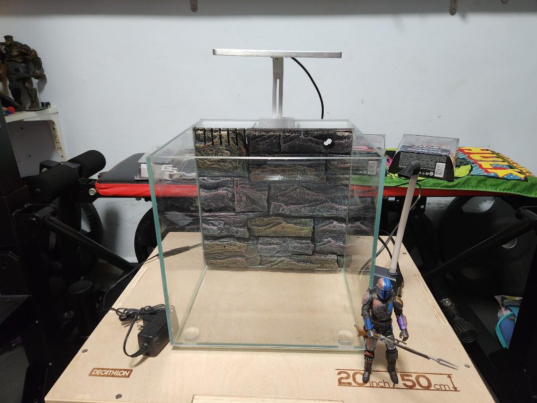 DYMAX GS-30 Series Basic Set Aquarium with Light and Filter (WHITE) GS ...