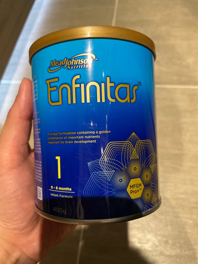 美贊臣Enfinitas 1號 400g (細罐）, 兒童＆孕婦用品, 護理及餵哺, 護理及餵哺 - 母乳及奶瓶 - Carousell