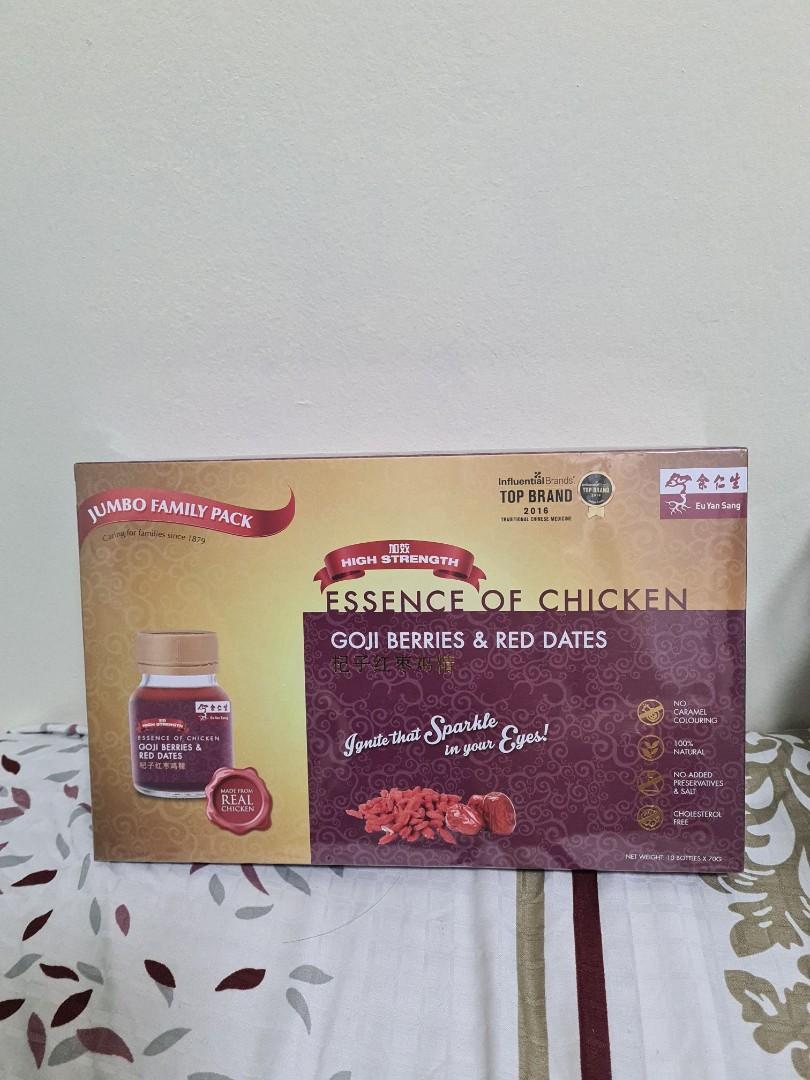 Eu Yan Sang Essence of Chicken Goji Berries & Red Dates 10's, Health ...